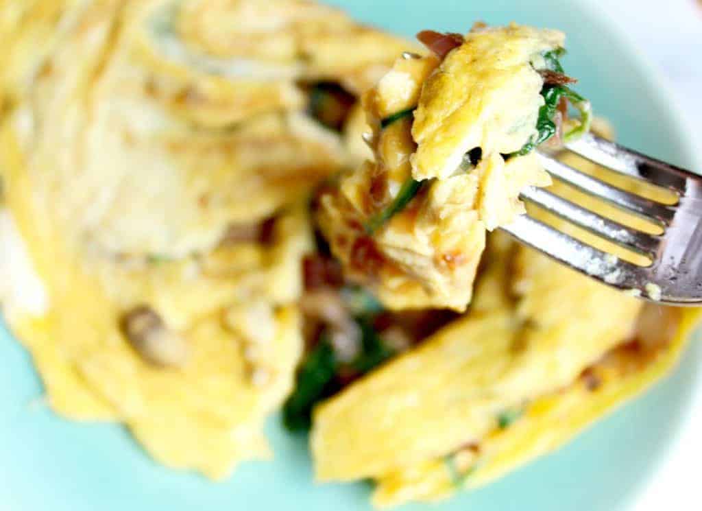 easy cheesy omelet | off the eaten path